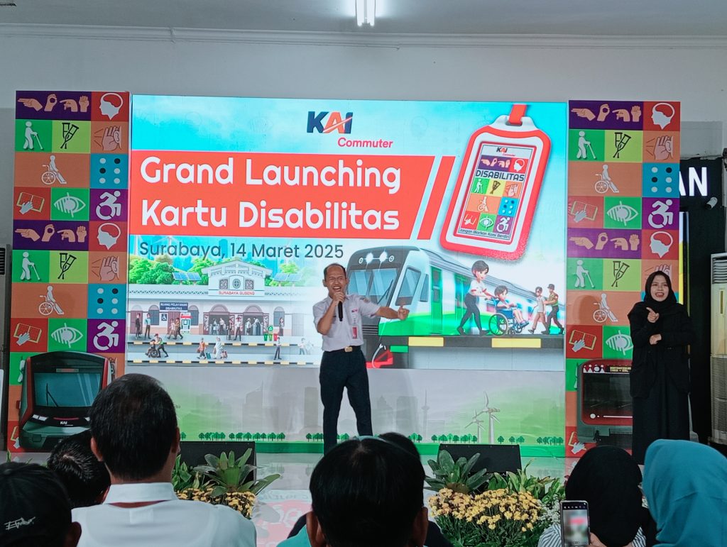Luncurkan Kartu Disabilitas, KAI Commuter Wilayah 8 Surabaya Himbau Prioritaskan Penumpang ...
